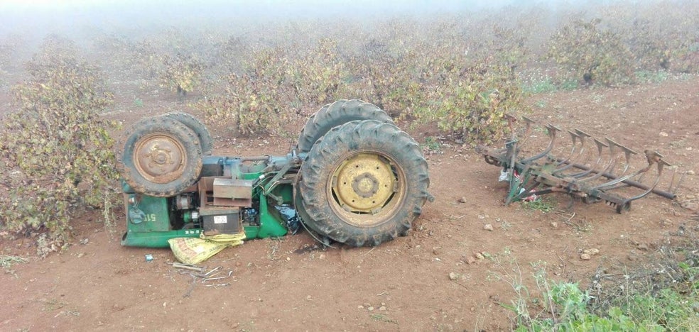 Tractor volcado | Hoy